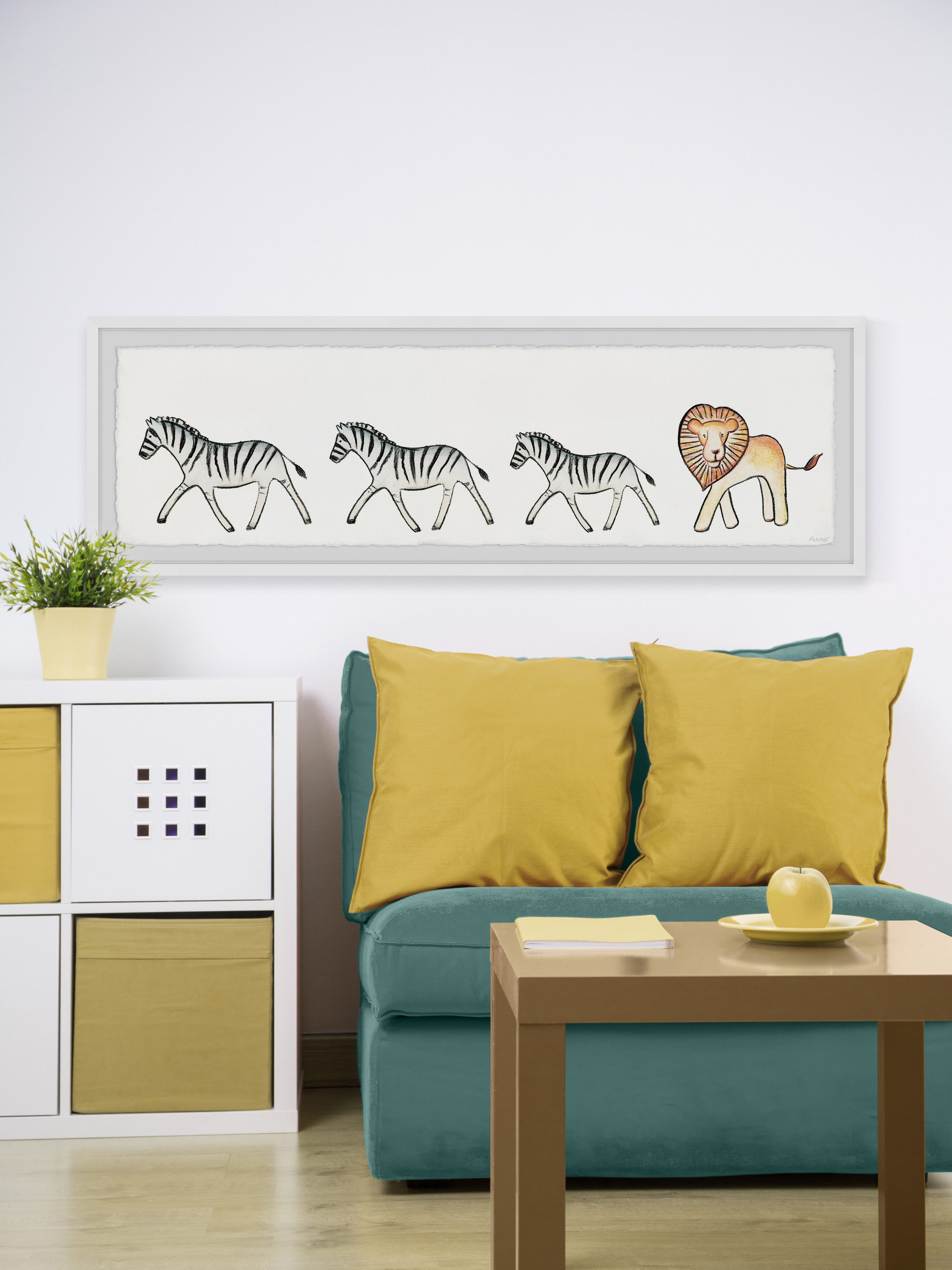 Indigo Safari Alvin The Predator Framed Print | Wayfair
