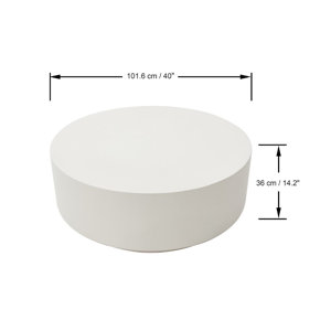 Elementi Concrete Coffee Table & Reviews | Wayfair