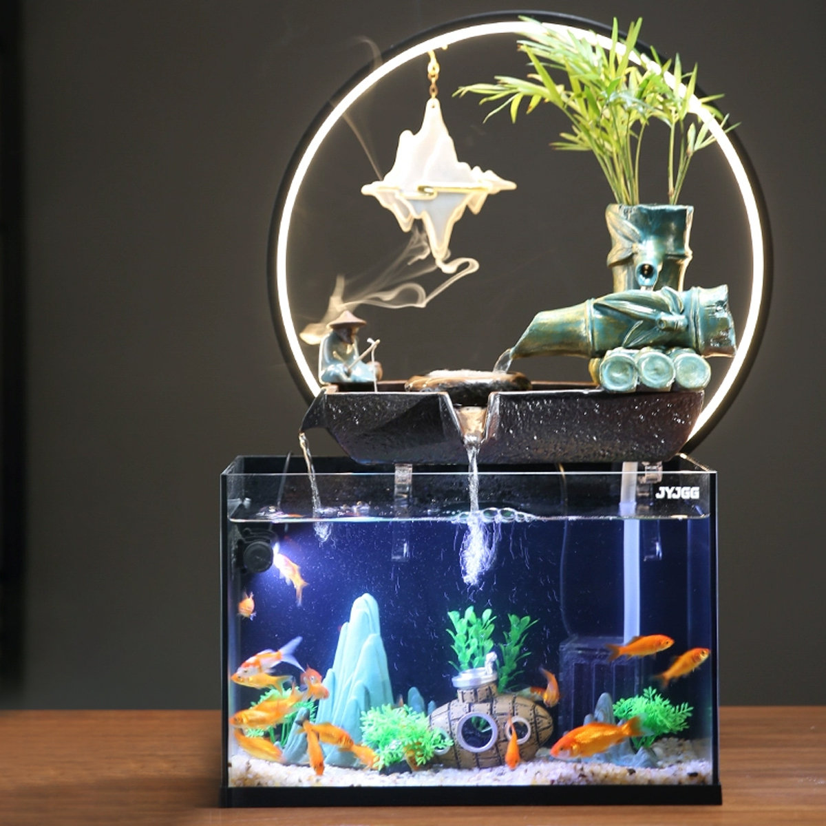Archie & Oscar™ Glass Desktop Decorative Fish Tank - Wayfair Canada