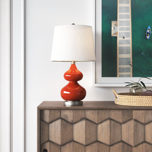 Orange Table Lamps You'll Love | Wayfair