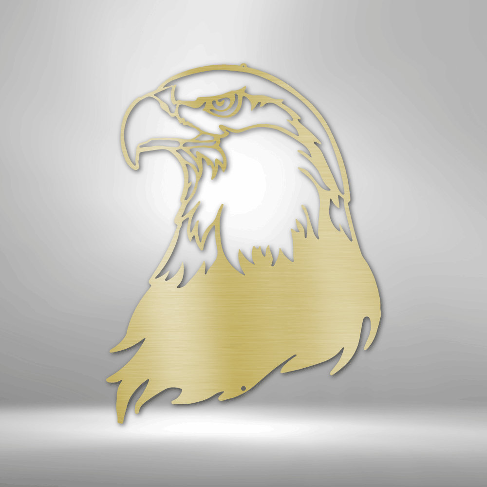 Loon Peak® Debaroh Bald Eagle Head Steel Sign | Wayfair