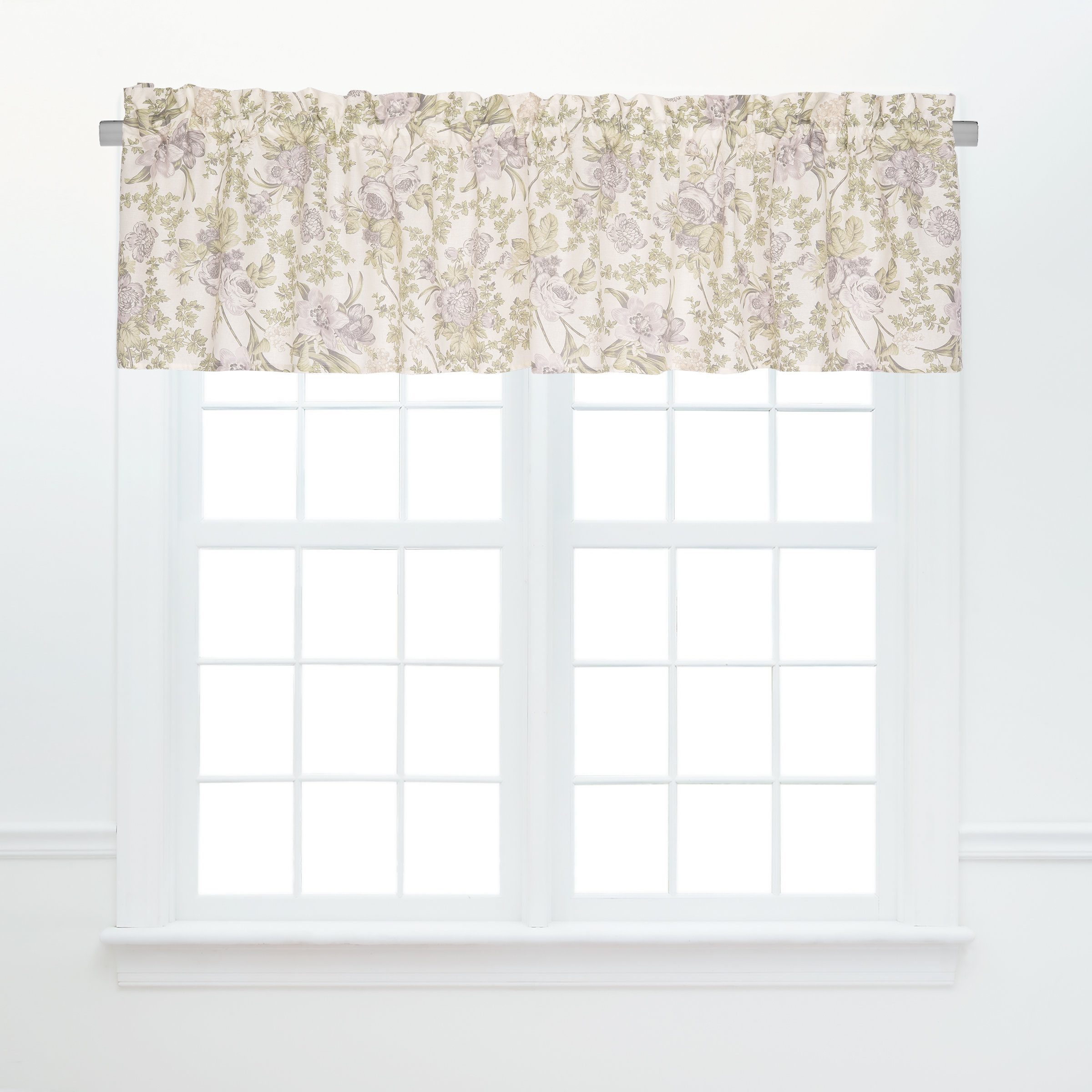 C&F Home Grace Cotton Valance Window Treatment Set of 2 | Wayfair