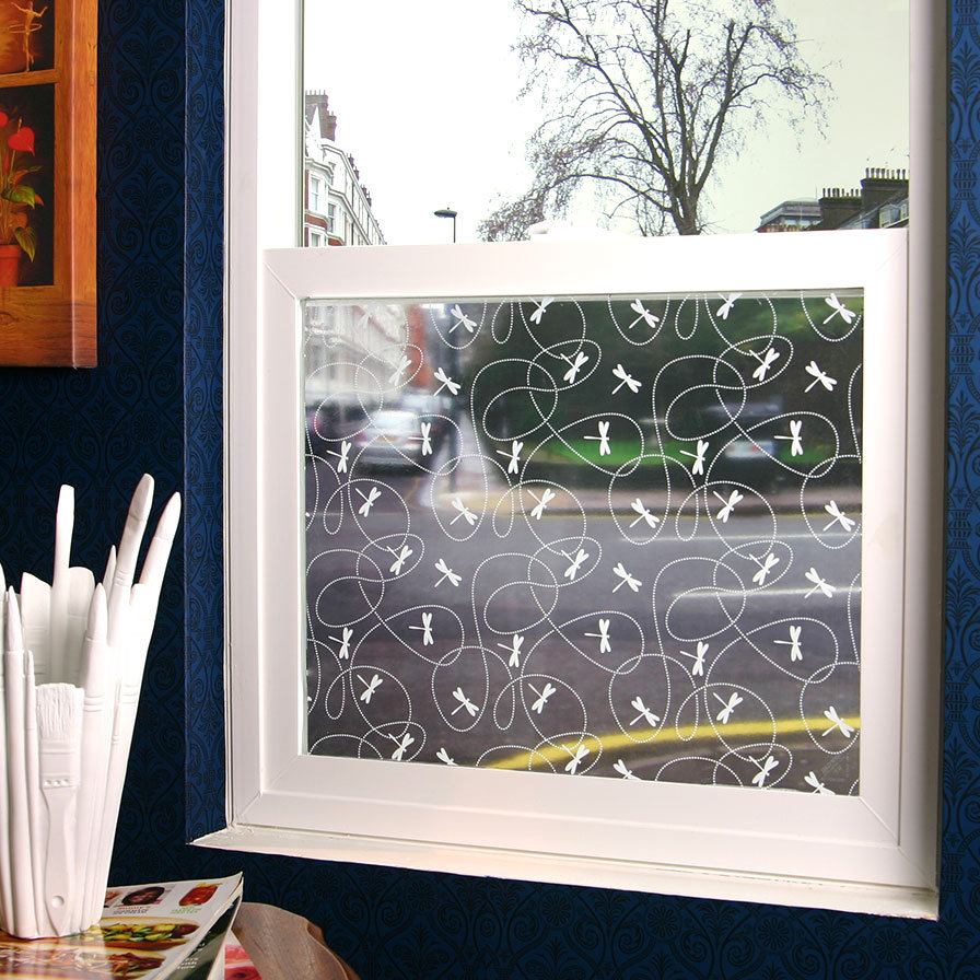 Stick Pretty Dragonflies Sheer Window Film - Wayfair Canada