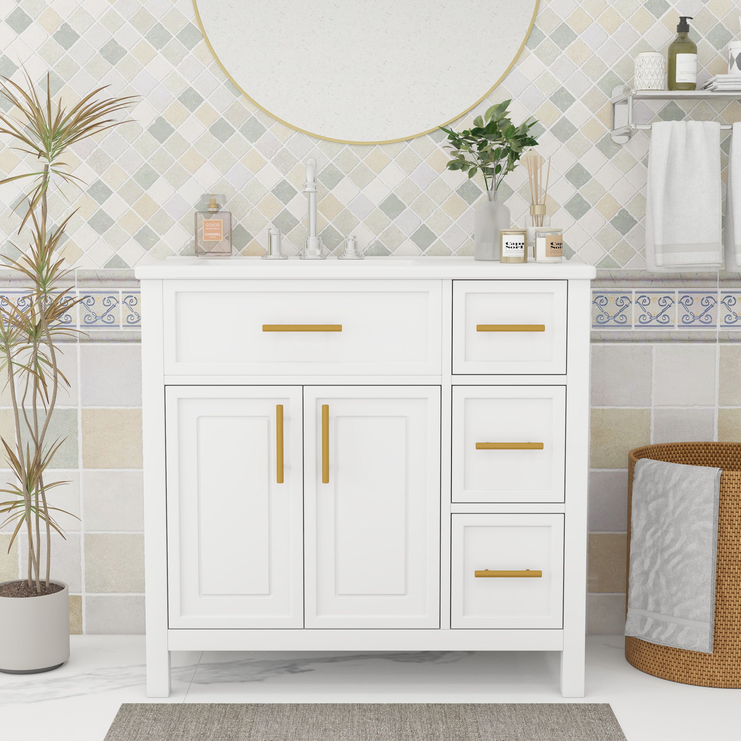 Winston Porter Modern Style Bathroom Vanity Sets - Wayfair Canada