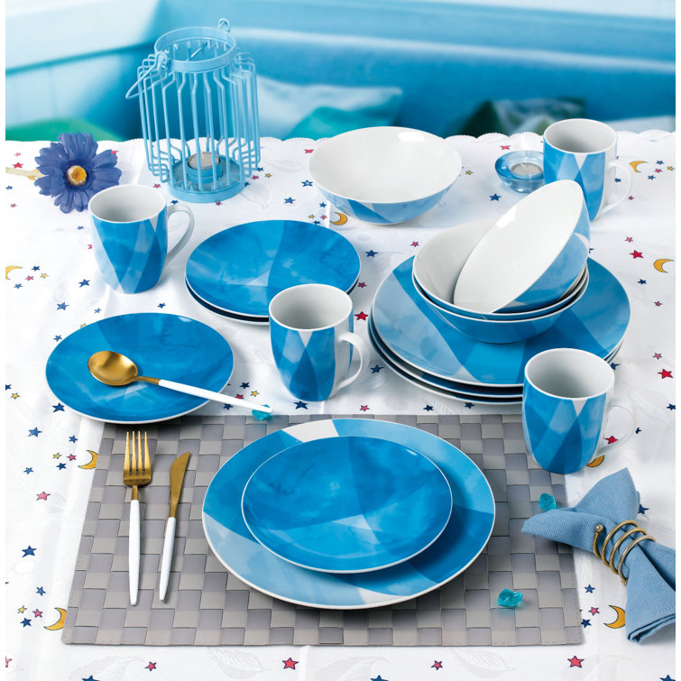Geometric dinnerware online