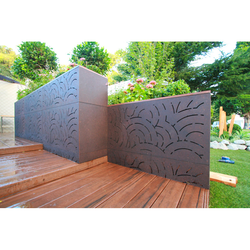 OUTDECO 48'' H x 24'' W Brown Composite Fencing & Reviews | Wayfair