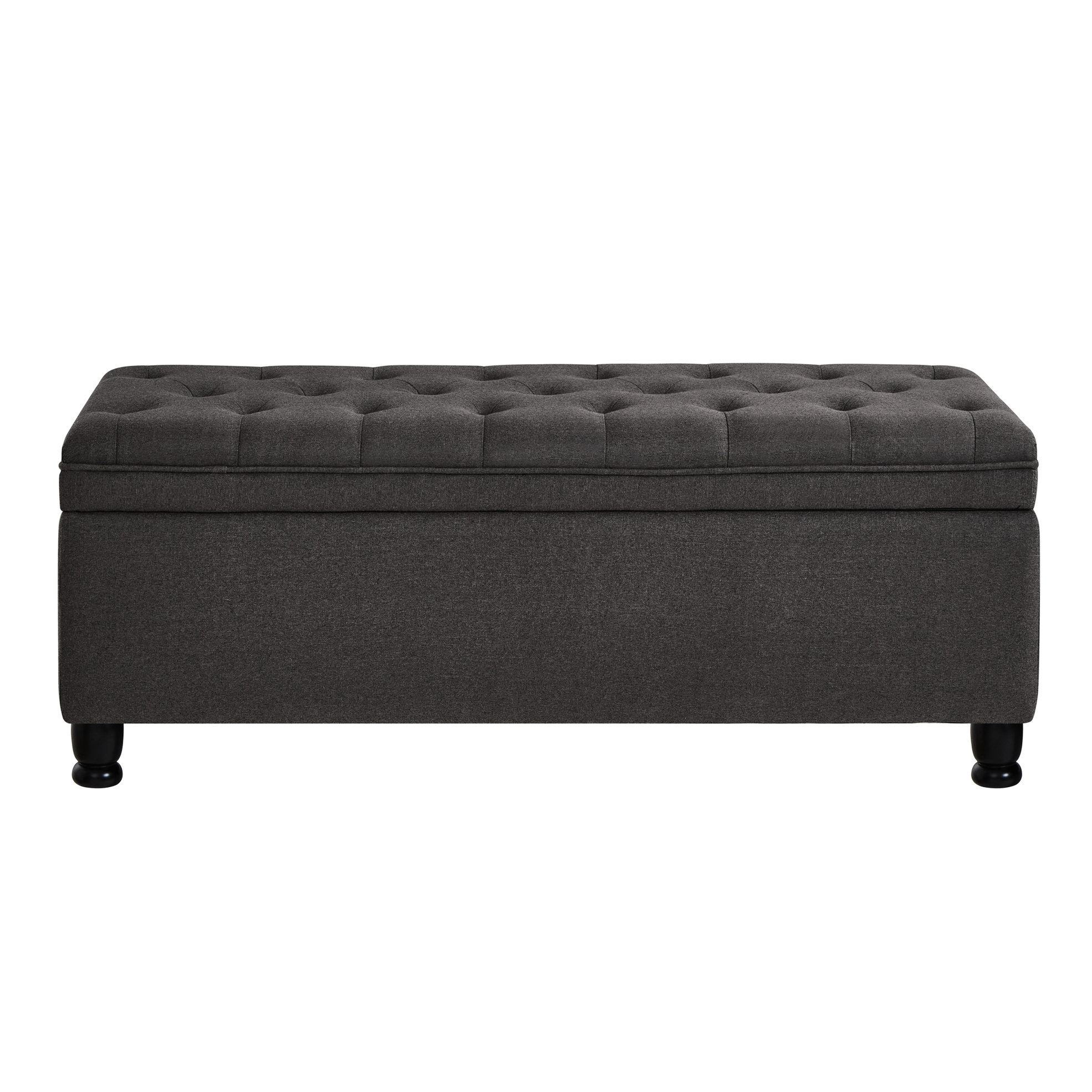 Red Barrel Studio® Spacious Internal Storage Bench With Buttons And ...