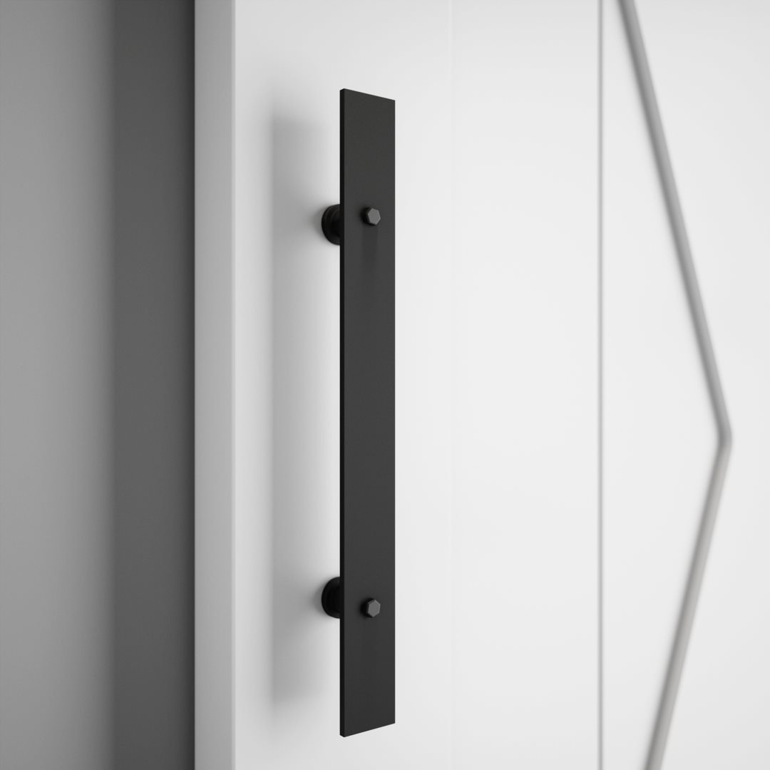 Urban Woodcraft Black Powder Coated Handle/Pull | Wayfair