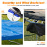 Exacme Premium Trampoline Weather Cover with Center Support, Rain Cover ...