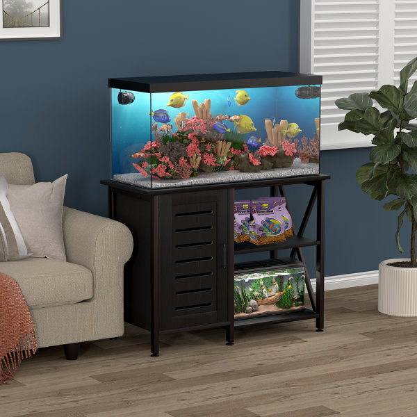 Tucker Murphy Pet™ 40-50 Gallon Fish Tank Stand, Heavy Duty Aquarium ...