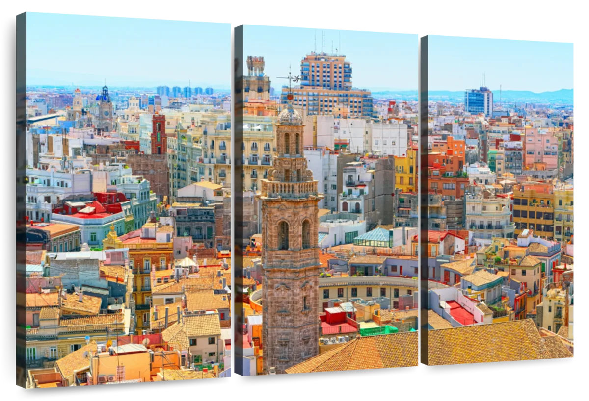 Ebern Designs Rorry Valencia Cityscape | Wayfair