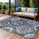 Lark Manor Chartier Navy Indoor/Outdoor Rug & Reviews | Wayfair
