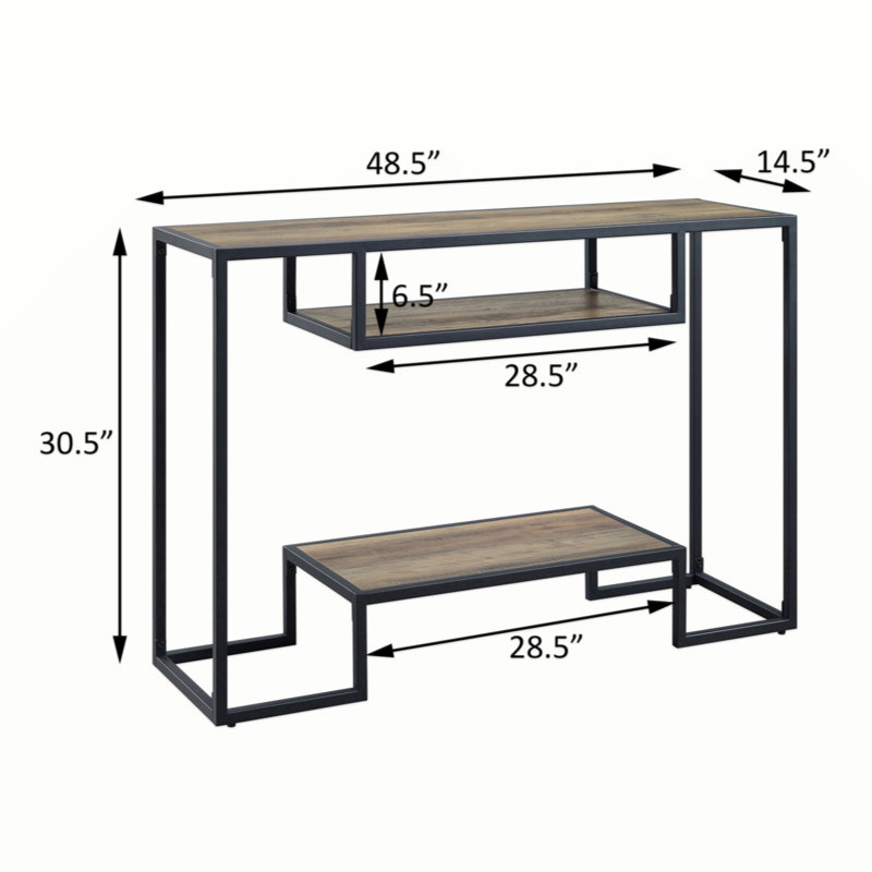 17 Stories Denessa 48.5 Console Table | Wayfair