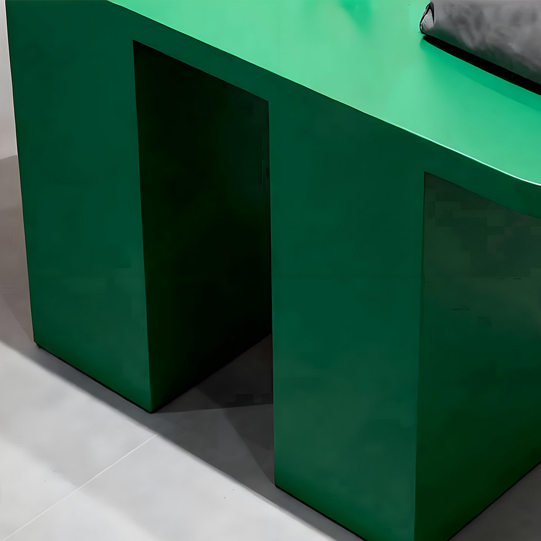 Rebrilliant Retro Green Oval Display Table - Wayfair Canada