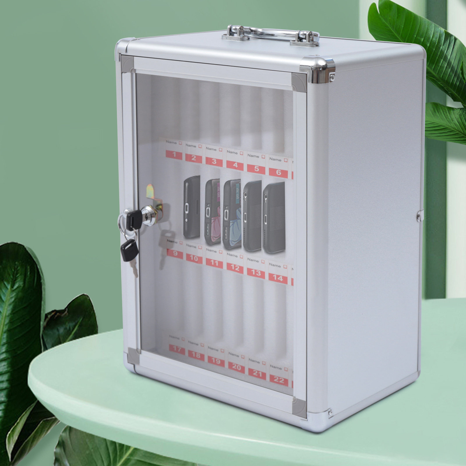 Inbox Zero Cell Phone Storage Cubby And Calculator Storage Caddy Box ...