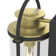 Beachcrest Home Laux 1 - Light 17.04'' H Gold Black Glass Outdoor Wall ...