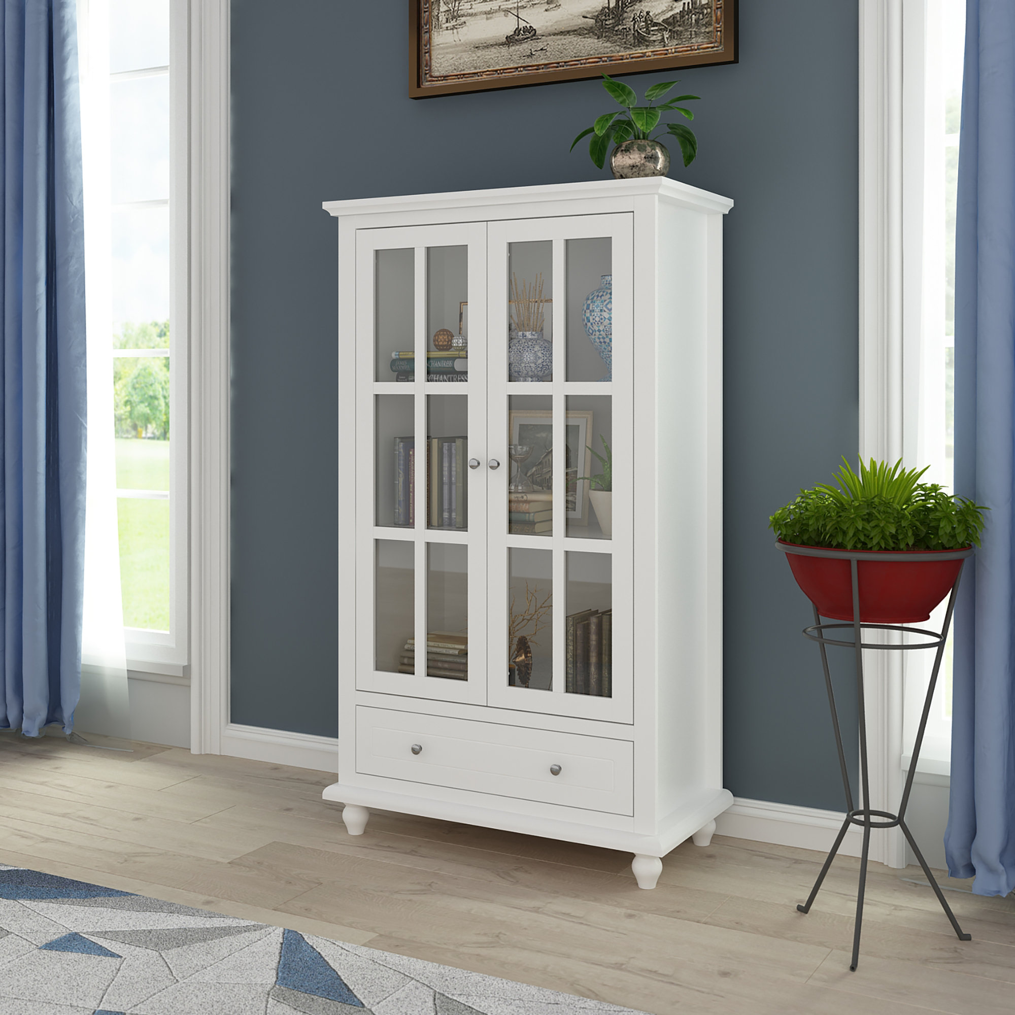 Corrigan Studio Latwon 31.5'' Wide Display Stand & Reviews - Wayfair Canada