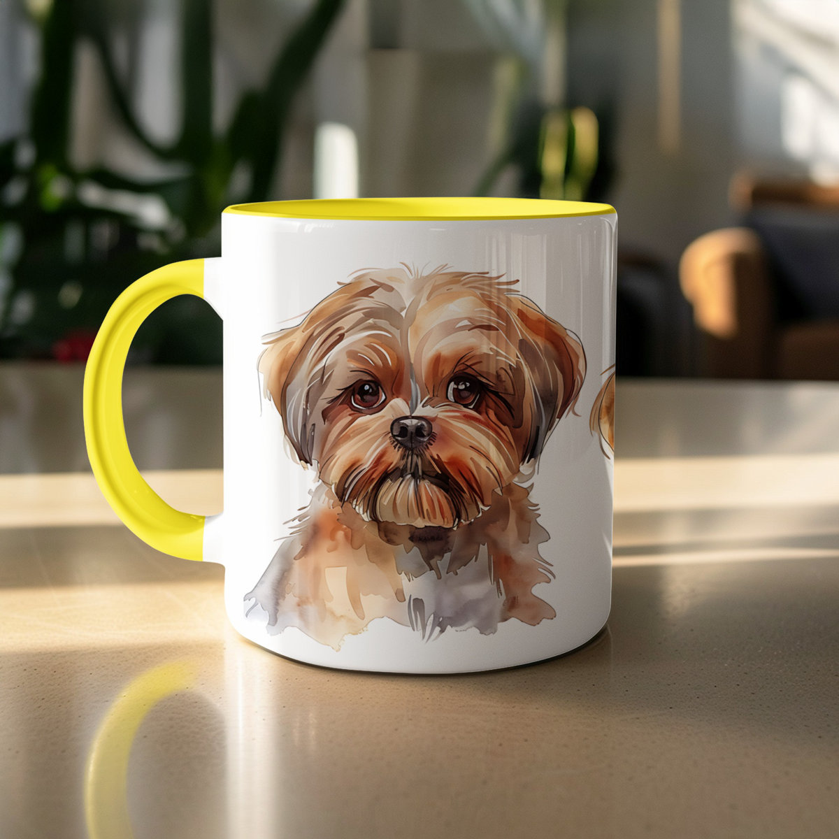 East Urban Home 11oz Watercolour Boston Terrier Design Coffee Mug ...