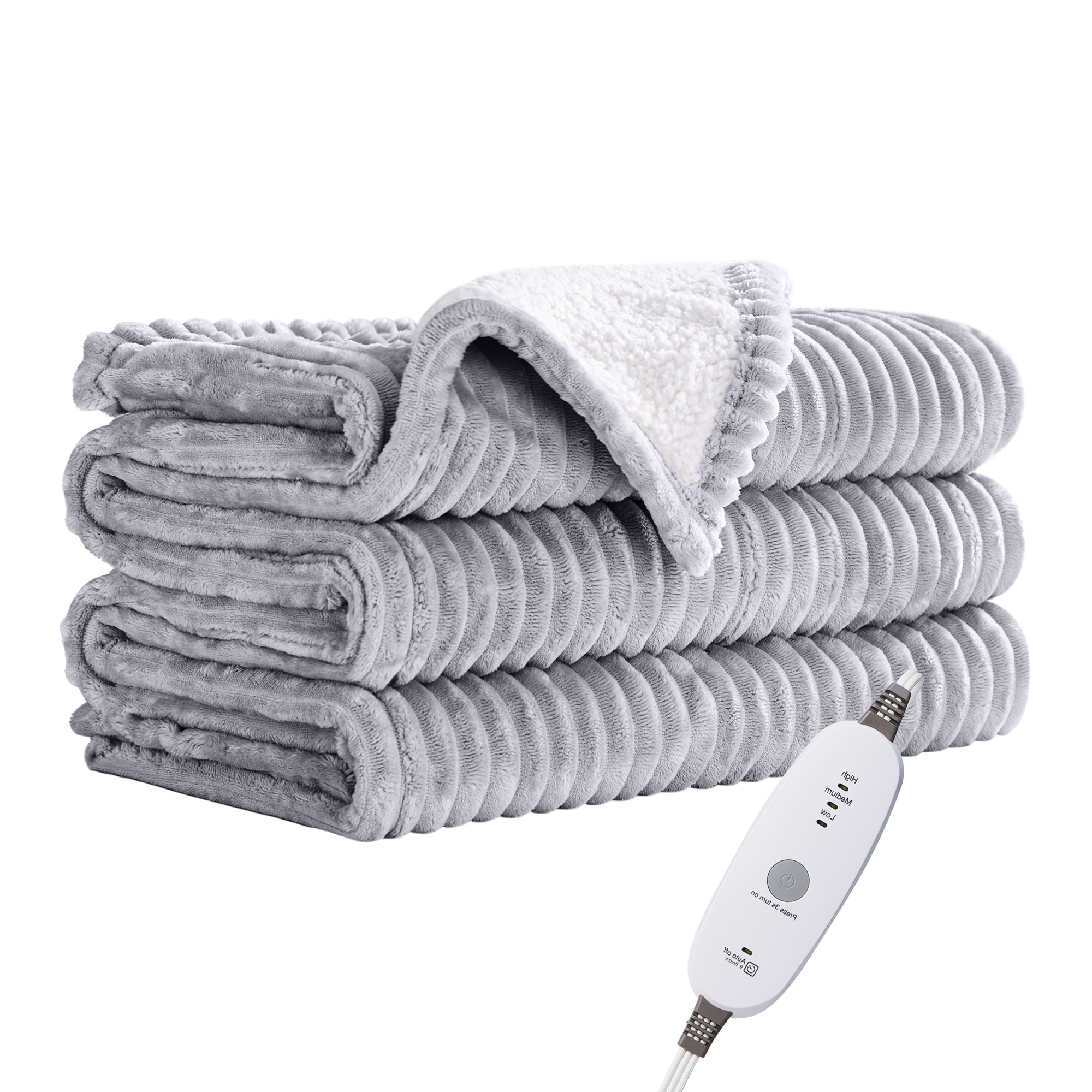 Vision Vortex HBT Electric Fleece Heated Throw Blanket & Reviews | Wayfair