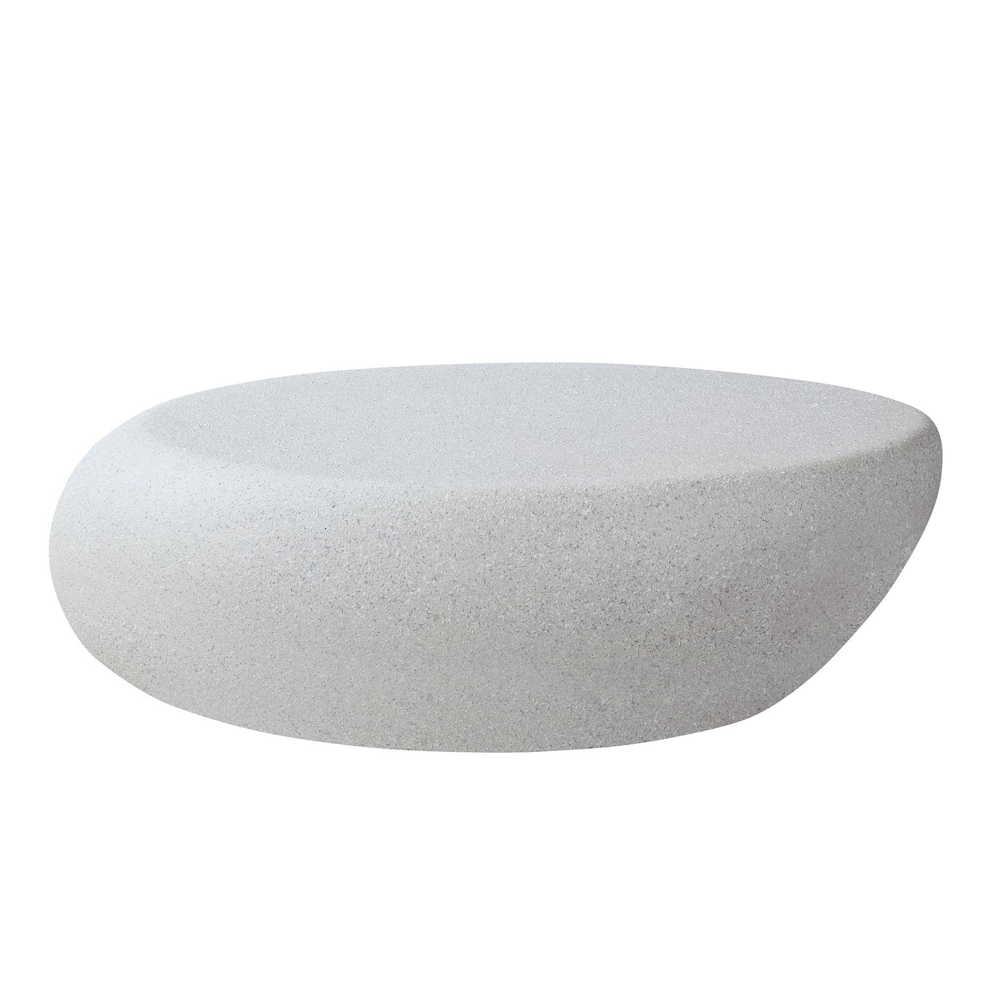 Orren Ellis Modern Oval Rock Design Coffee Table | Wayfair