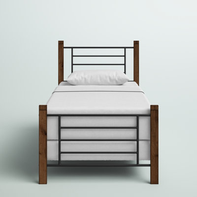 Steelside™ Rosalyn Open-Frame Bed & Reviews | Wayfair