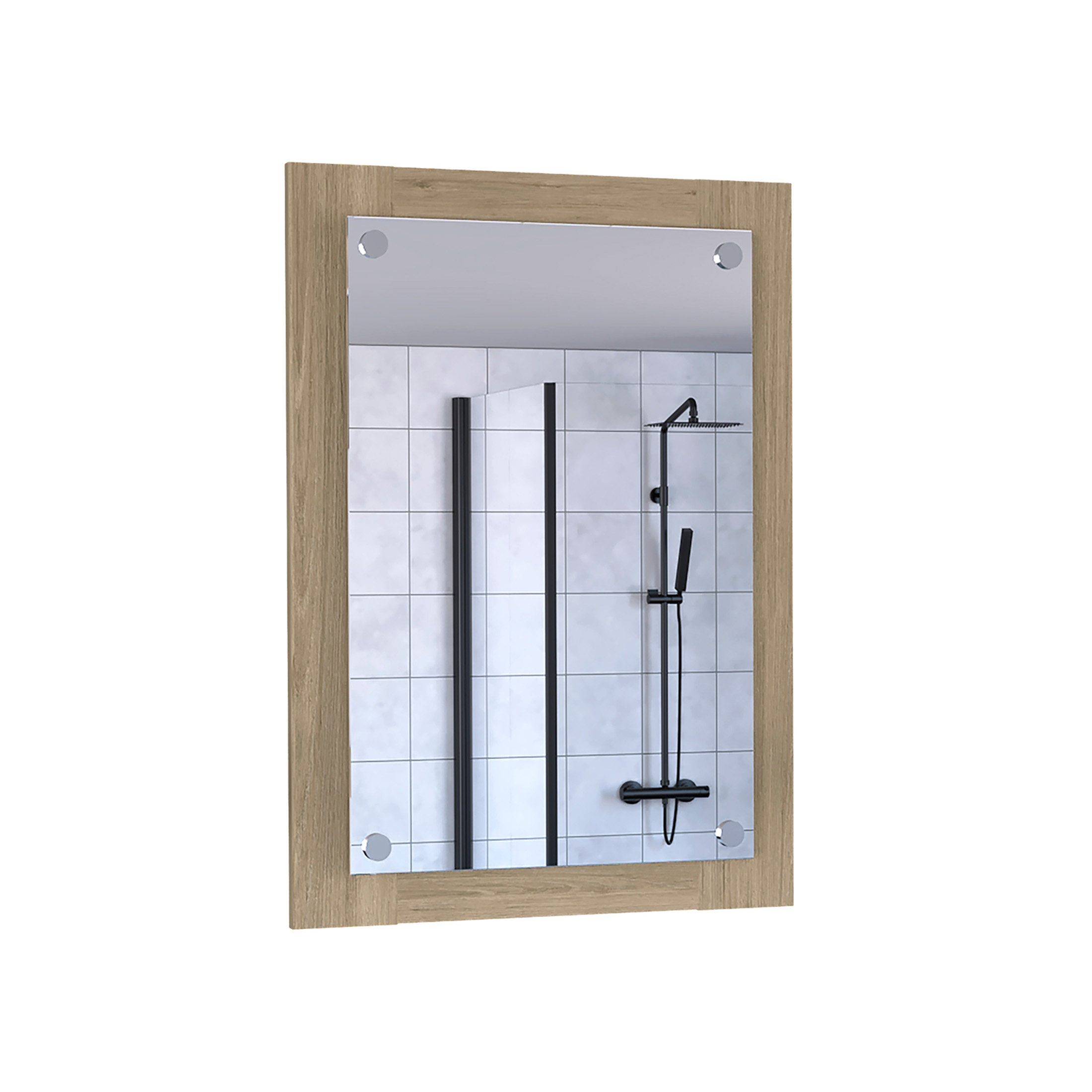 Ebern Designs Vanguard Bathroom Mirror, Frame, Looking Glass -Light ...