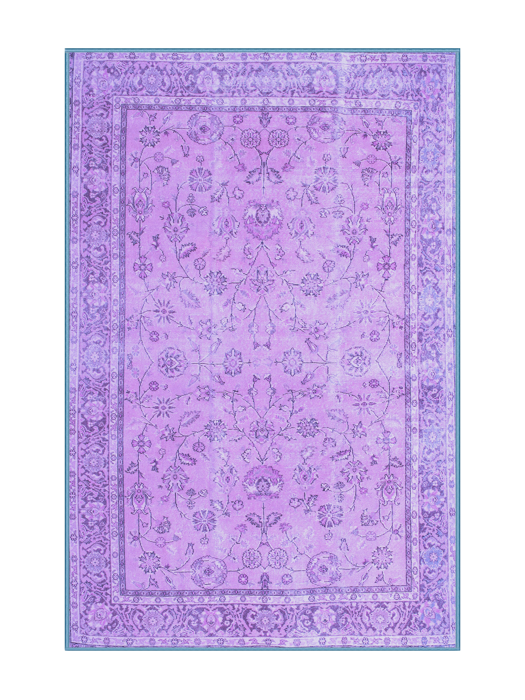 Canora Grey Ibaad Oriental Machine Made Rectangle 5' x 7' Area Rug in ...