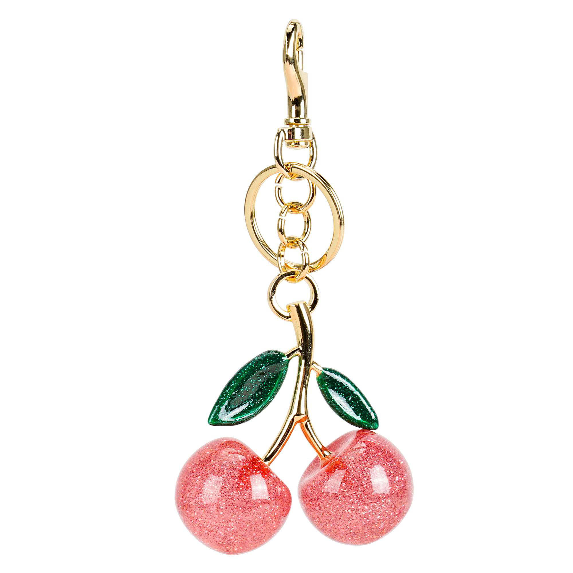 Luxtrada Metal Charms Keychain Cherry Key Chain Bag Accessory Keychians ...