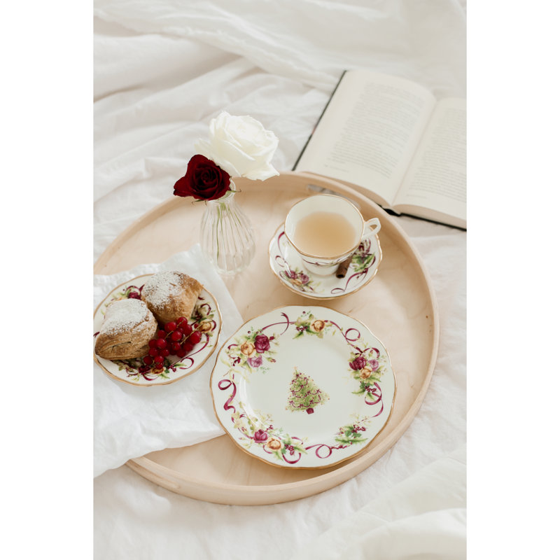 Royal Albert Old Country Roses Christmas Tree Teacup & Saucer Set ...