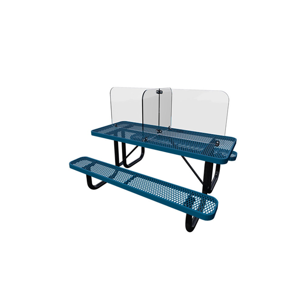 UltraPlay Protective Plastic 2 Panel Desk Partition | Wayfair