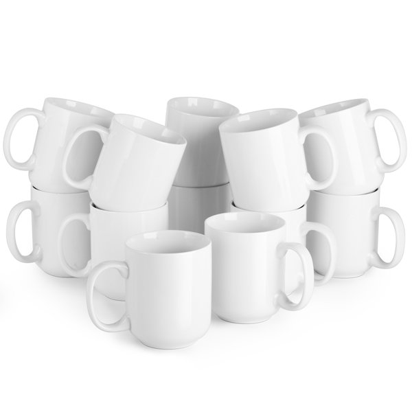 Dowan 20 Oz. Coffee Mug Set (set Of 12) - Wayfair Canada