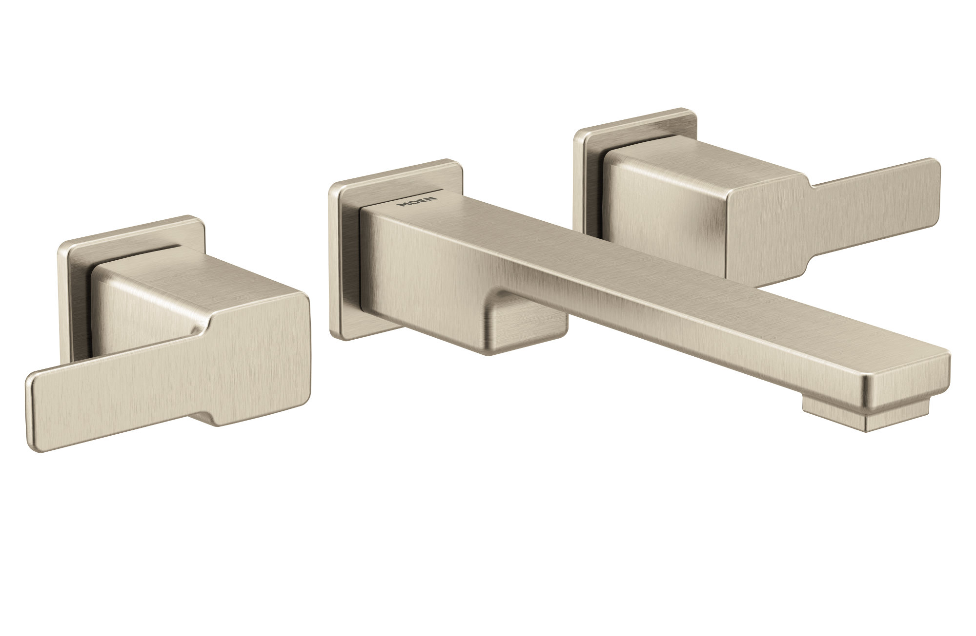 Moen 90 Degree Wall Mounted Bathroom Faucet with Drain Assembly ...