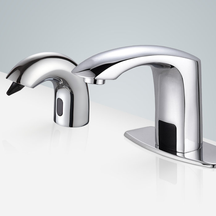 BathSelect Dijon Touchless Automatic Sensor Faucet & Soap Dispenser ...