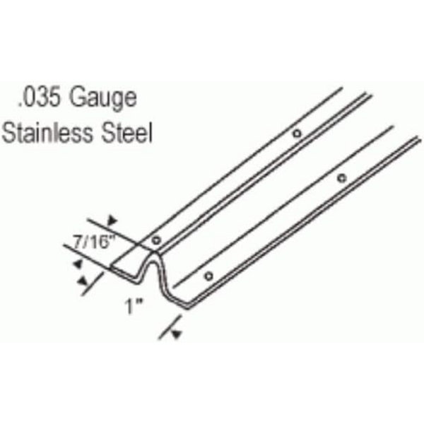 G.A.S. Hardware Screw on Track Cover for Sliding Patio Glass Doors ...