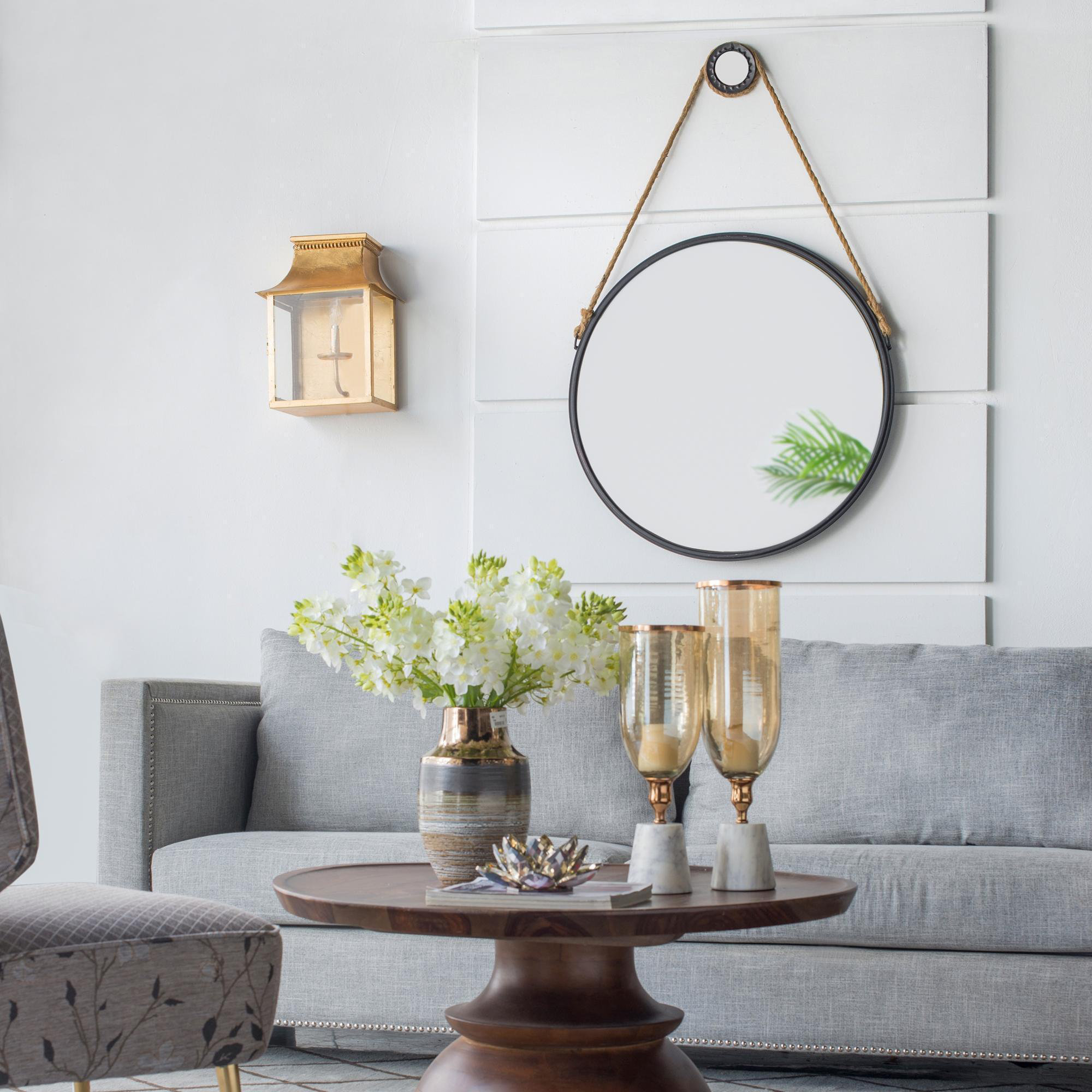 Breakwater Bay On-trend Hanging Round Mirror - Wayfair Canada