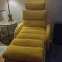 George Oliver Jonilda Upholstered Accent Chair and Ottoman with ...