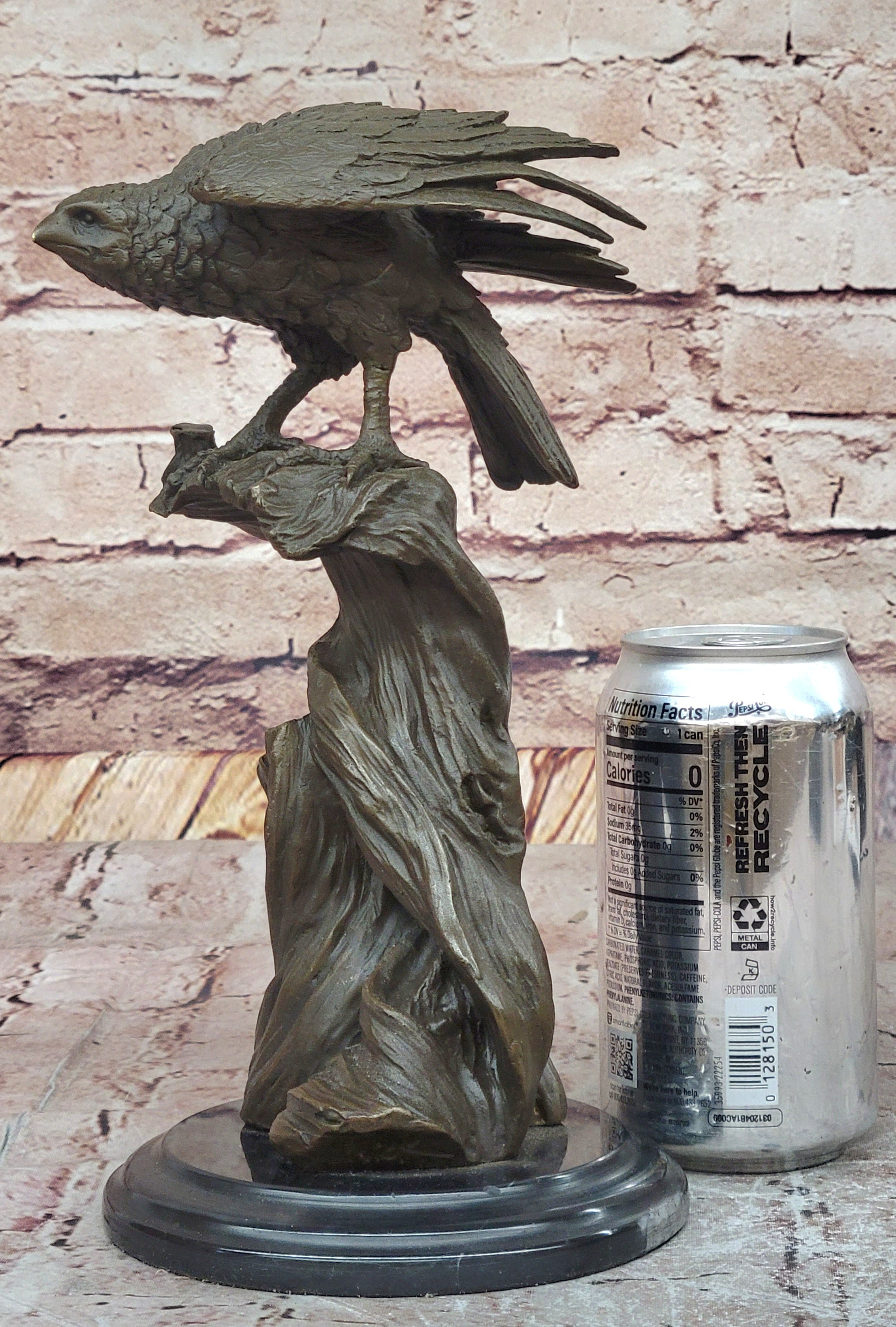 Red Barrel Studio® Bronze Hawk Sculpture by Mario Nick – Dynamic Avian ...