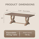 Birch Lane™ Chianti Trestle Dining Table & Reviews | Birch Lane