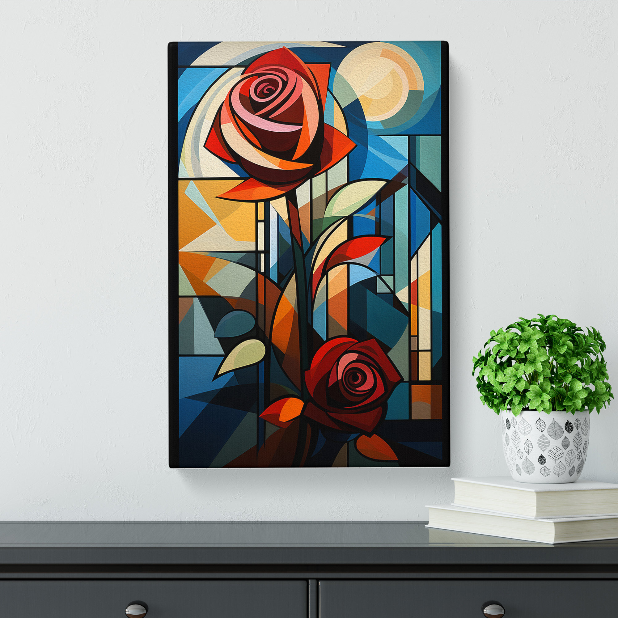 Marlow Home Co. Rose Constructivism No.2 - Print | Wayfair.co.uk