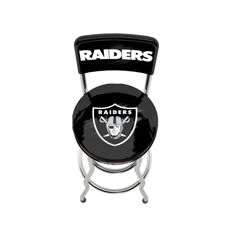 Arcade 1Up Las Vegas Raiders NFL Blitz High Back Adjustable Swivel ...