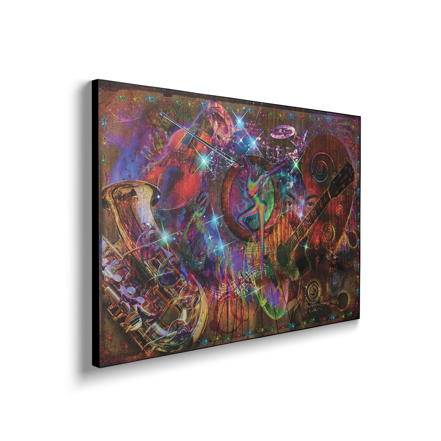 Latitude Run® Steelpix Metal Canvas - DMB By Jumbie Wall Art Print ...