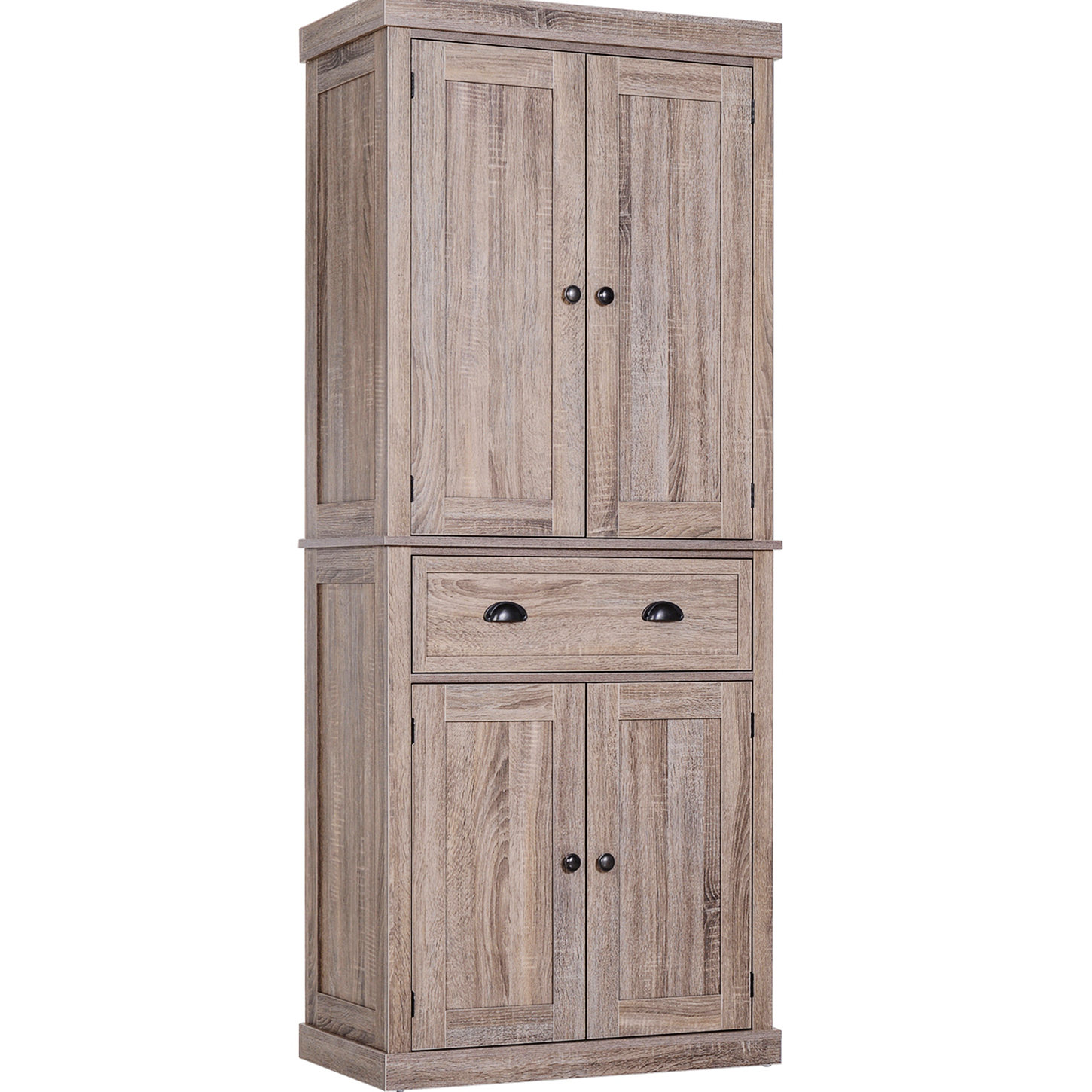 Lark Manor Tall Storage Cabinet, Freestanding Cupboard With Drawer ...