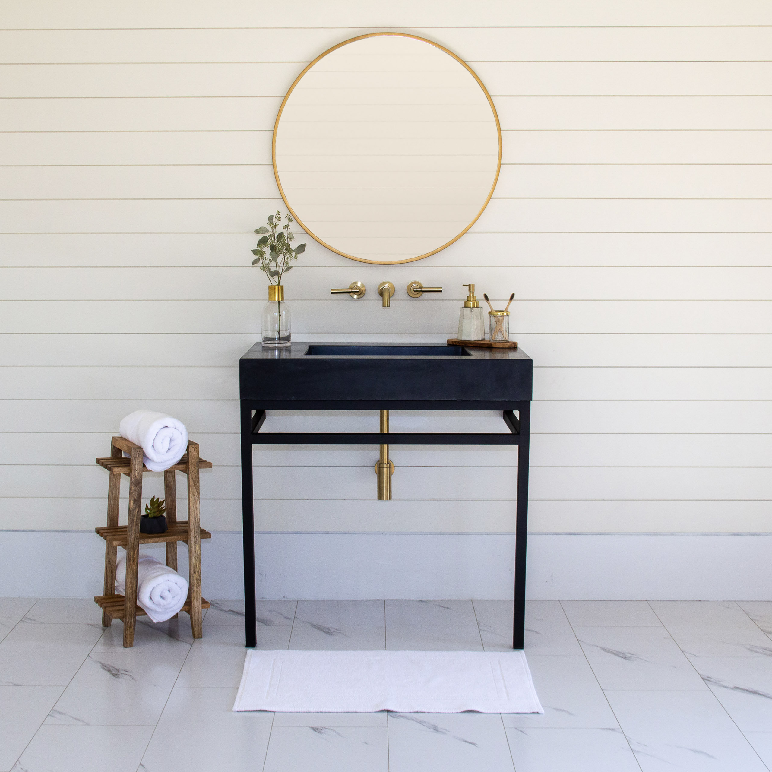 Southern Concrete Creations SoCrete Vanities 36'' Single Bathroom ...