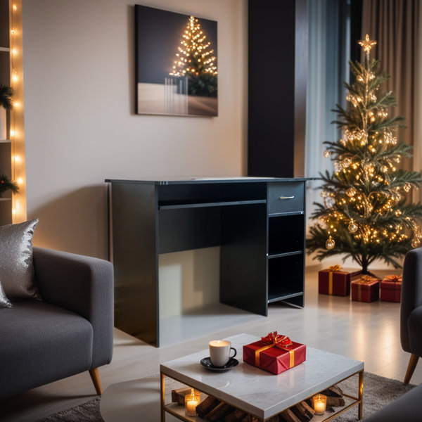 Wade Logan® Bleda 41.6'' W Rectangle Computer Desk "& Reviews" | Wayfair