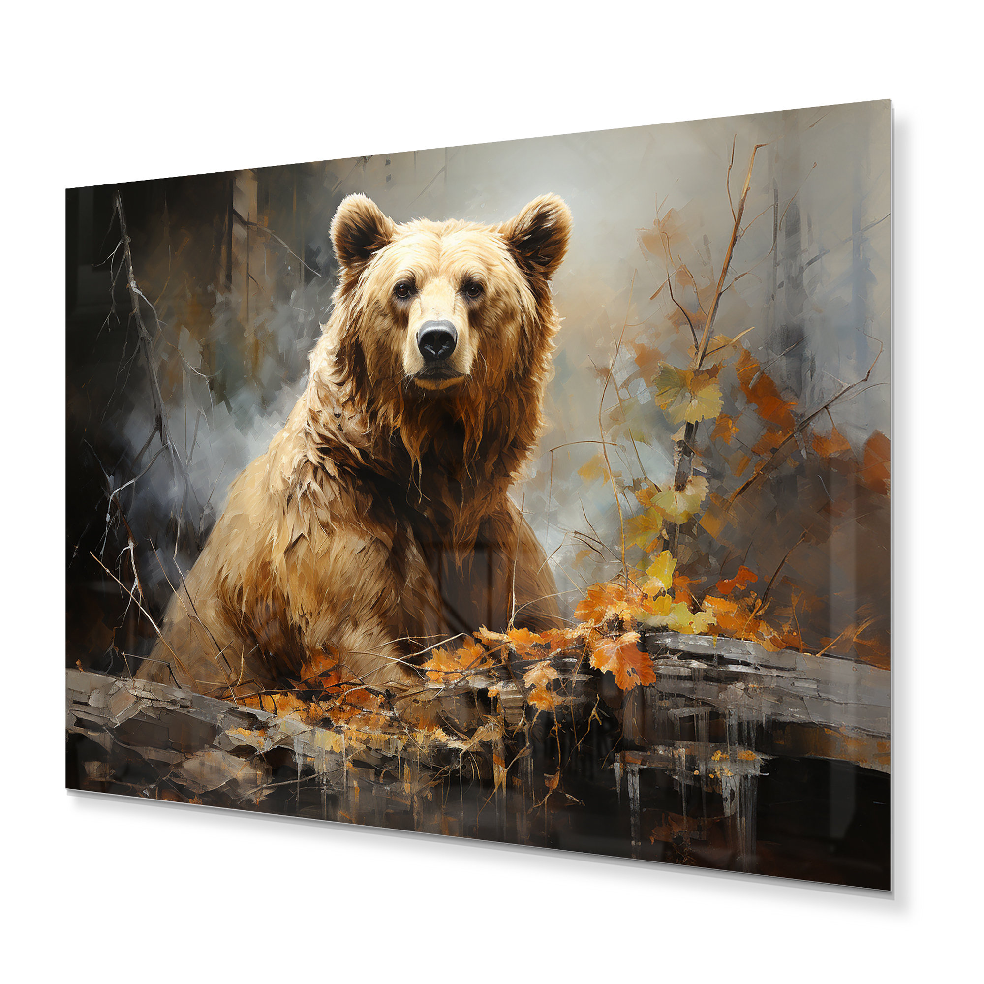 Millwood Pines " Bear Bears Boundary II " on Metal | Wayfair