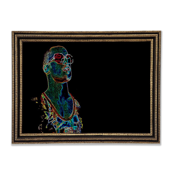 Rosalind Wheeler Brad Pitt Tyler Durden - Single Picture Frame Print ...