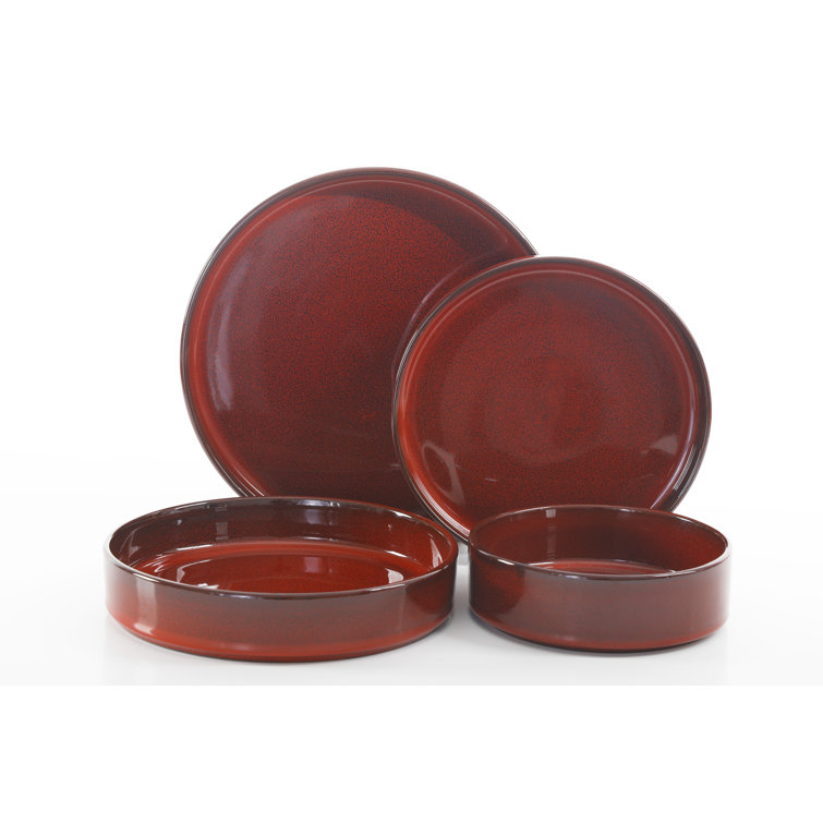 Wilkie Terracotta Dinnerware - Set of 16 | Birch Lane