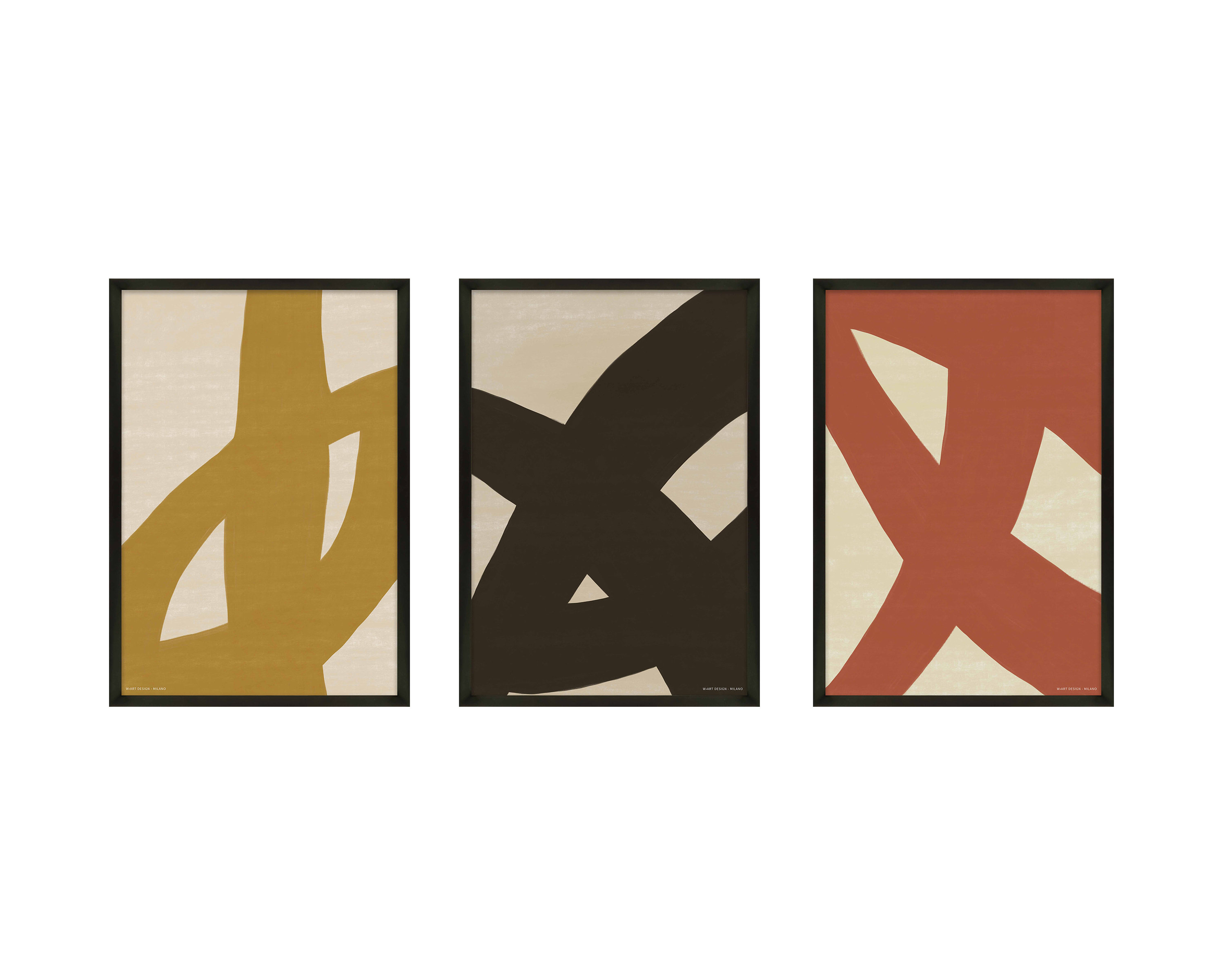 AllModern Depner Form & Fusion Framed 3 Pieces by Romina Gadler Print ...