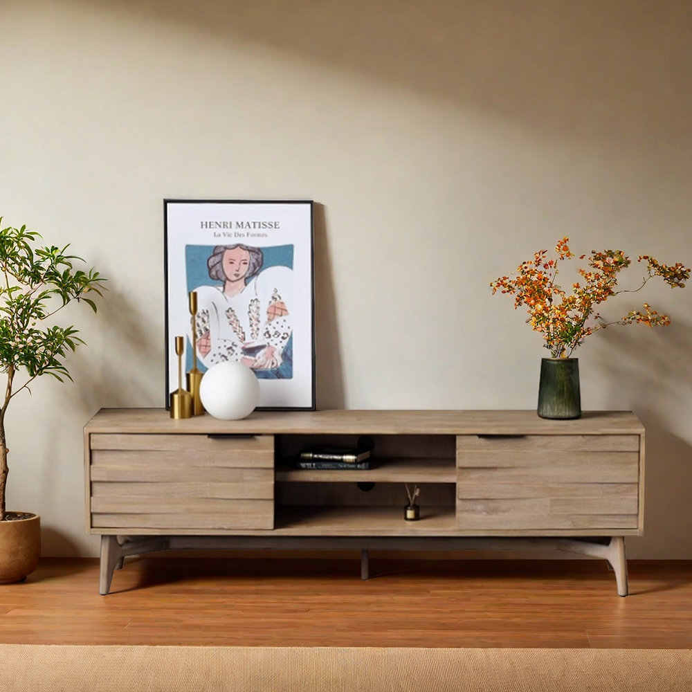 George Oliver Unique Design Style Wooden TV Stand | Wayfair