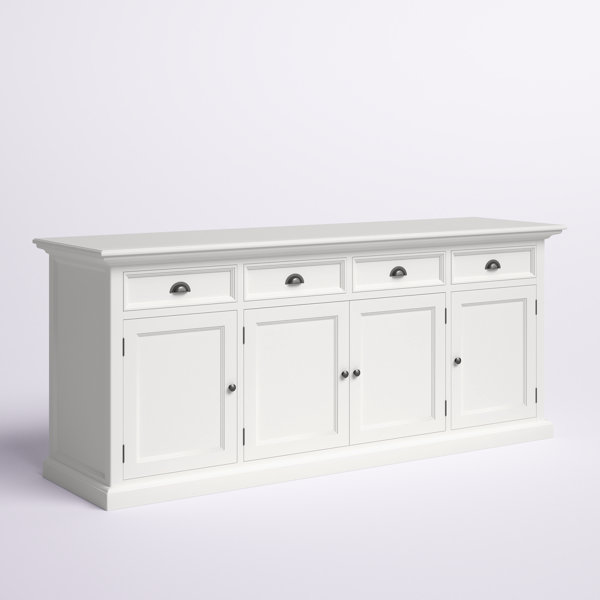 Lark Manor™ Alfreida 78.74" Wide 4 Drawer Buffet Table & Reviews | Wayfair